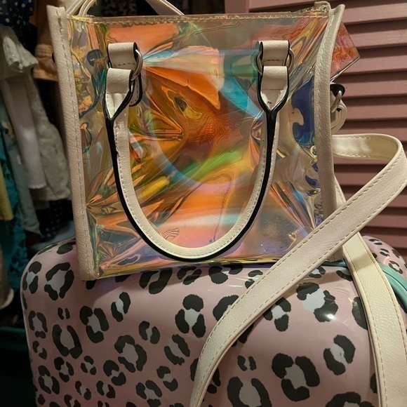 wild fable | Bags | Wild Fable Holographic Clear Crossbody Stadium Bag ...
